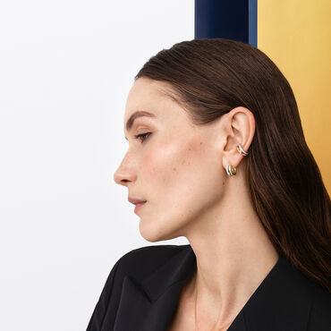 Ear cuffs in sterling silver, gold and diamonds - Georg Jensen