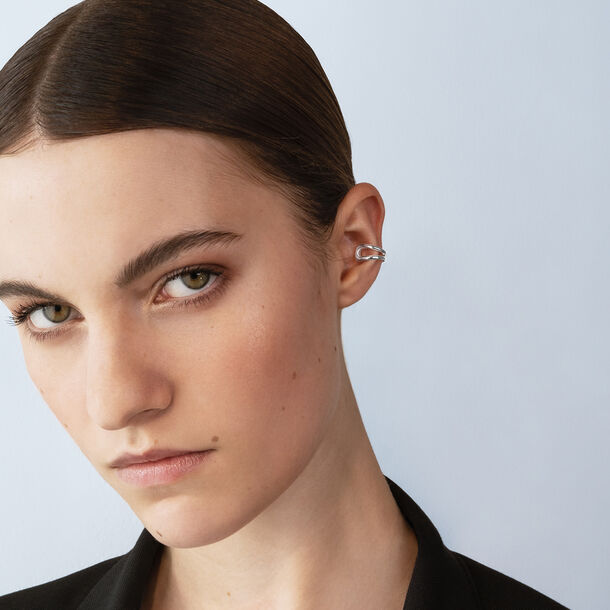 Ear cuffs in sterling silver, gold and diamonds - Georg Jensen