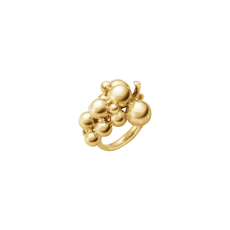 MOONLIGHT GRAPES Ring in 18kt gold and diamonds