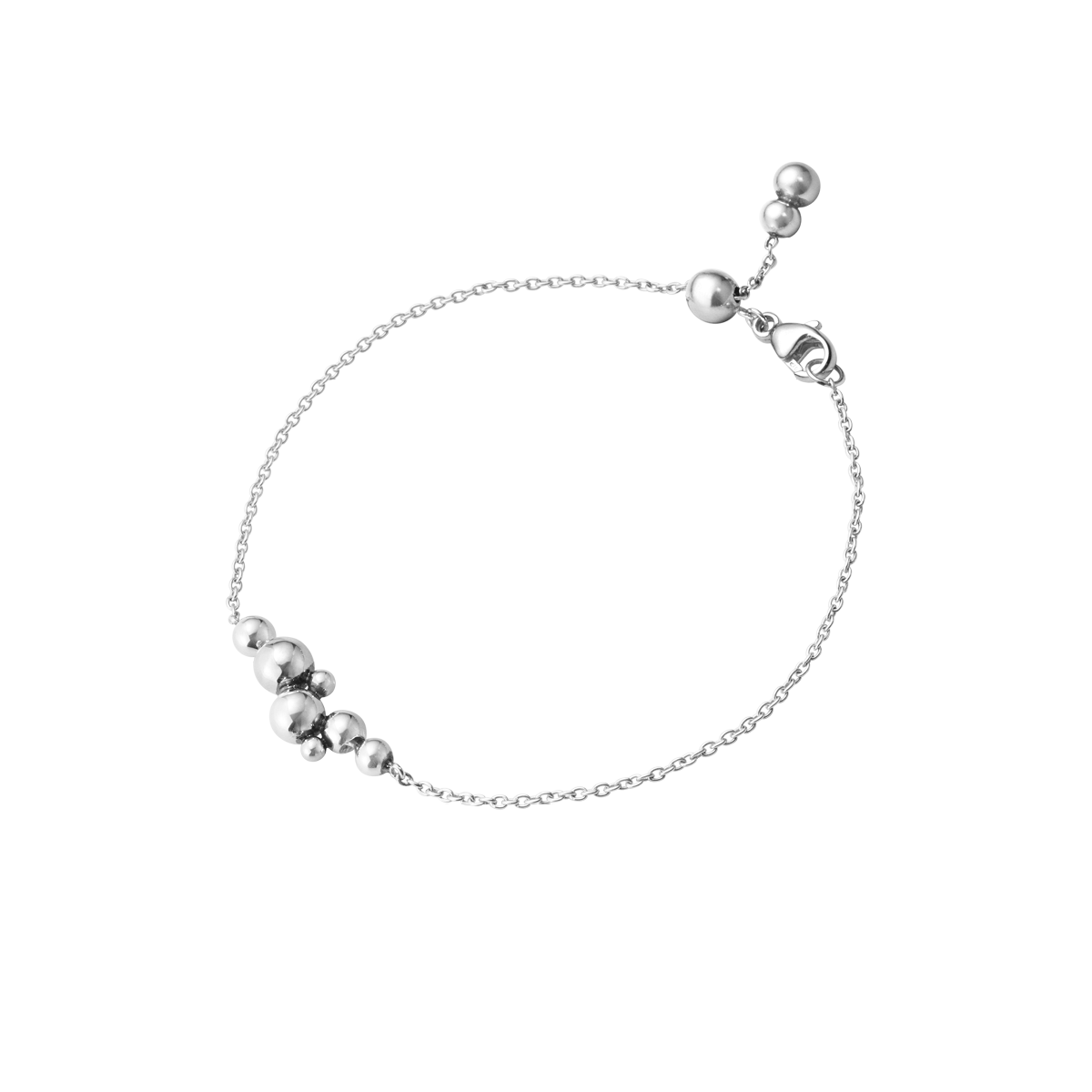 MOONLIGHT GRAPES Chain bracelet in sterling silver