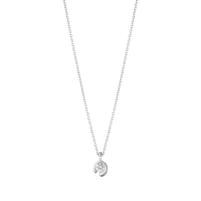 MERCY Pendant in 18-karat white gold with diamond