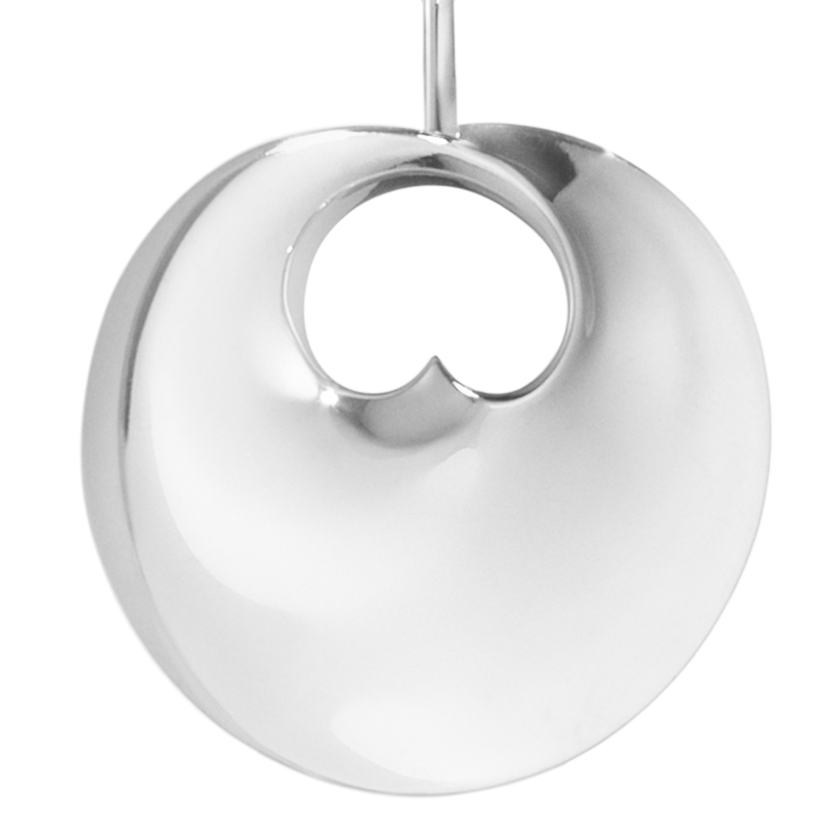 HIDDEN HEART pendant in sterling silver, large | Georg Jensen