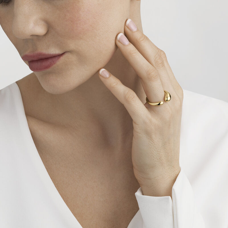 MERCY organic small ring in yellow gold
