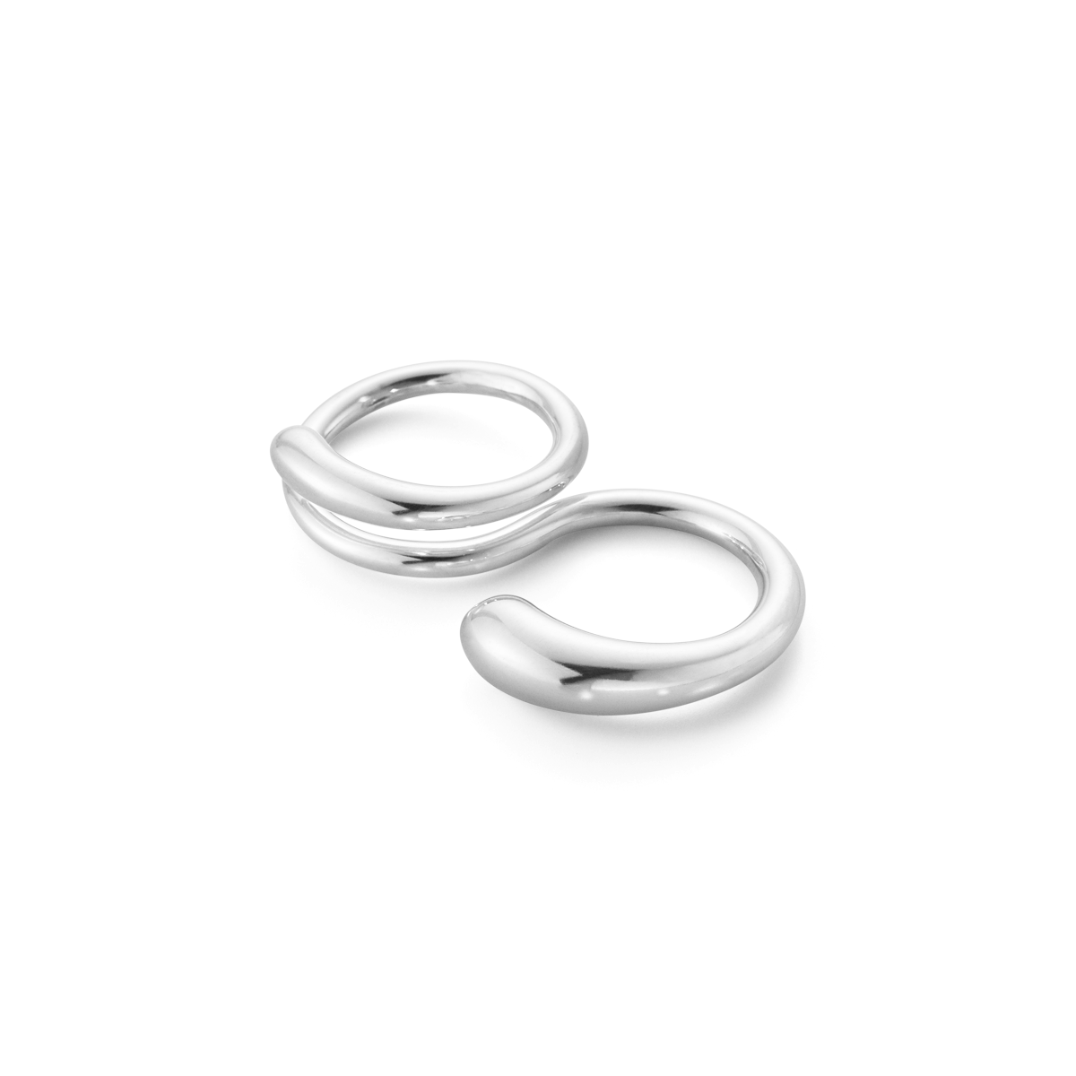 MERCY simple, double ring in sterling silver | Georg Jensen