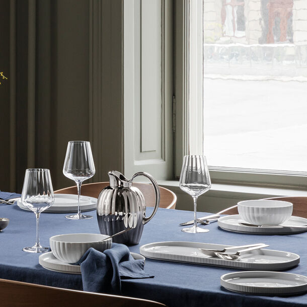 Scandinavian dinnerware, plates, dishes, glasses | Georg Jensen