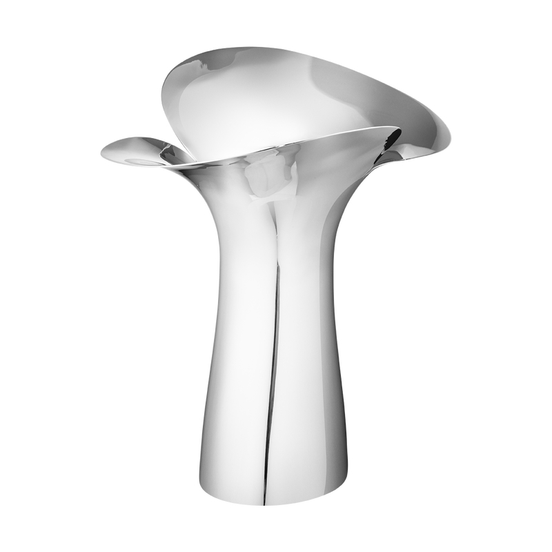 BLOOM BOTANICA stylish large vase in stainless steel