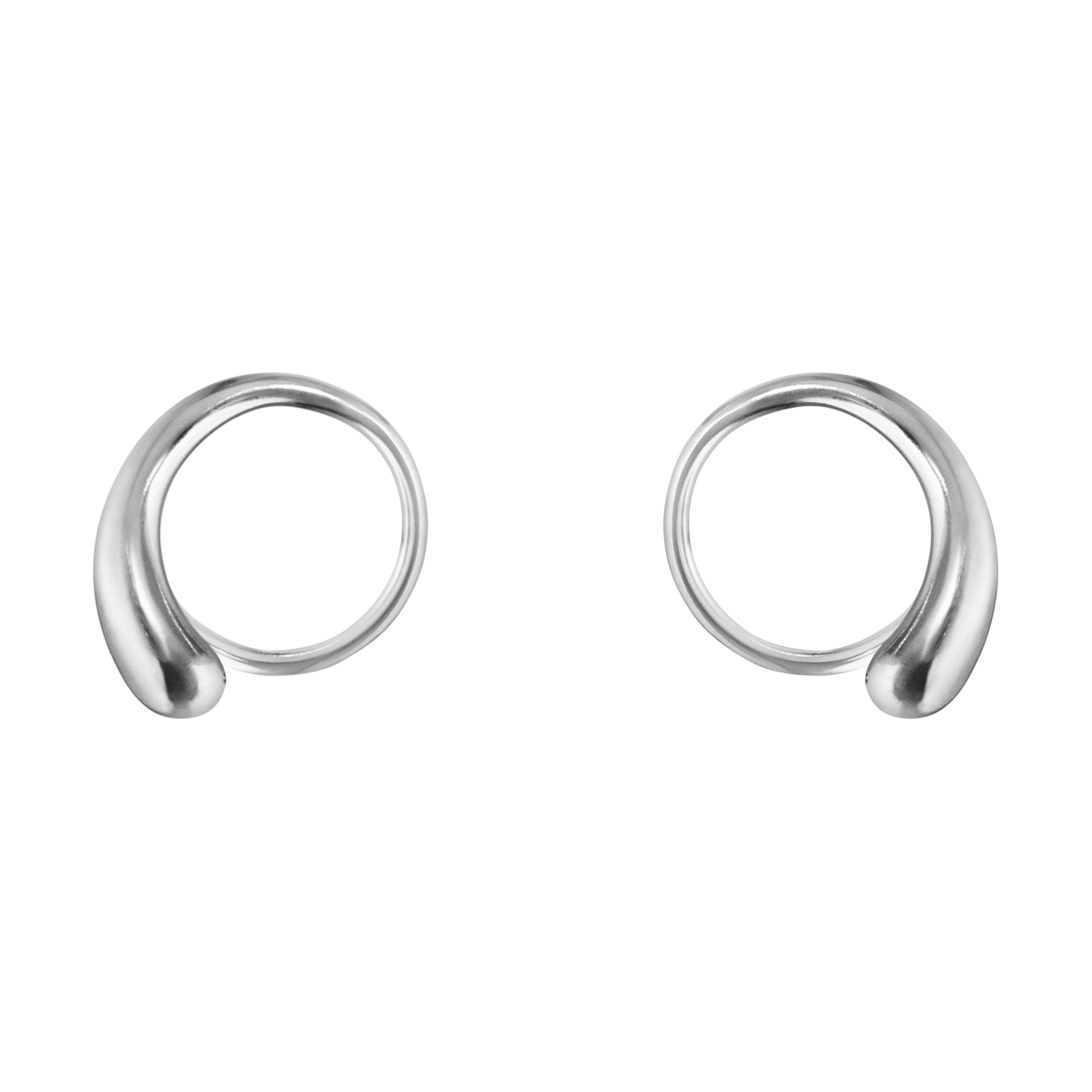 Mercy swirl spiral earring in sterling silver | Georg Jensen