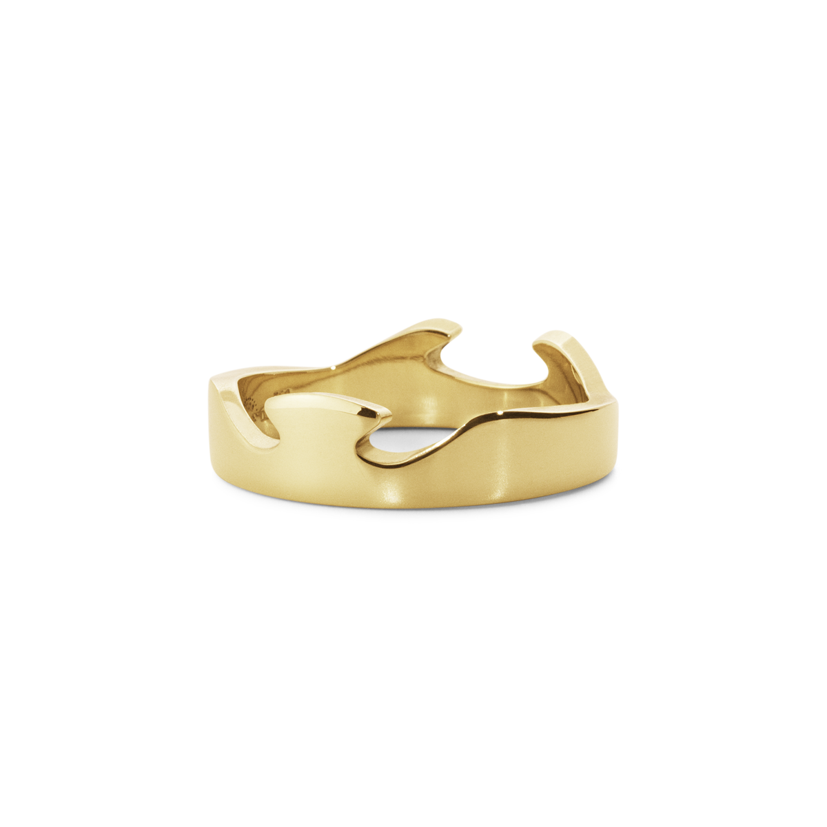 FUSION end ring in yellow gold | Georg Jensen