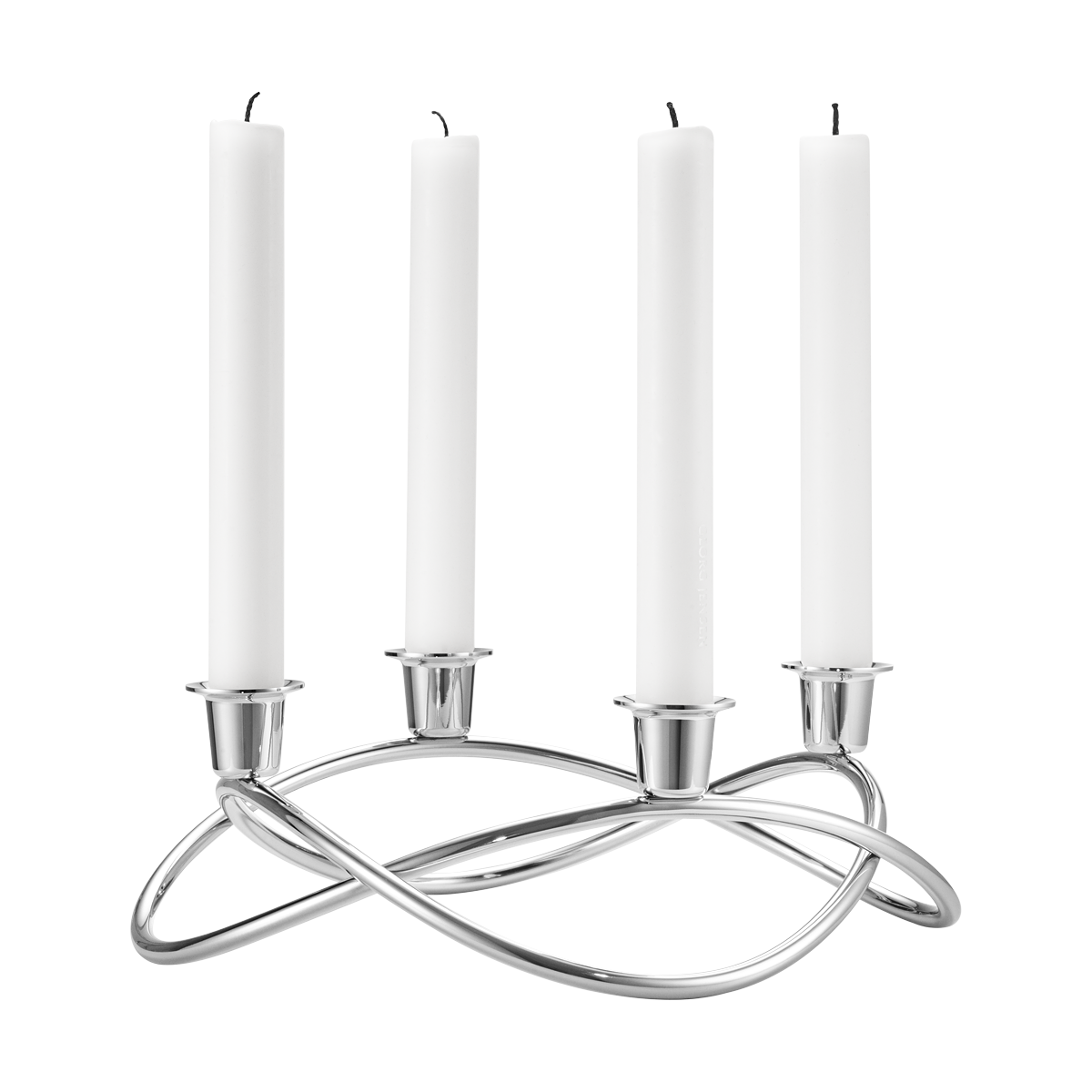 SEASON candleholder - advent wreath - mirror-polished steel