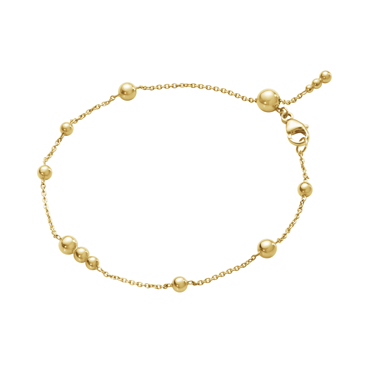 Moonlight Grapes bracelet in 18 karat recycled yellow gold