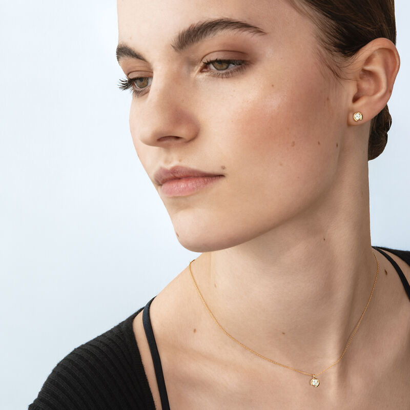 MERCY Pendant in 18-karat gold with diamond