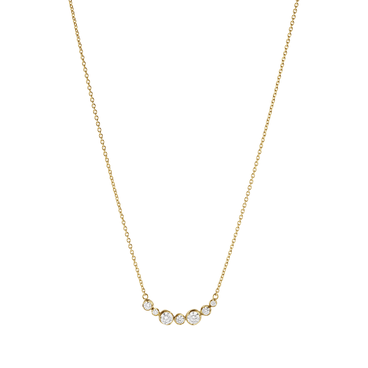 GEORG JENSEN SIGNATURE DIAMONDS, Pendant, in 18kt gold and diamonds