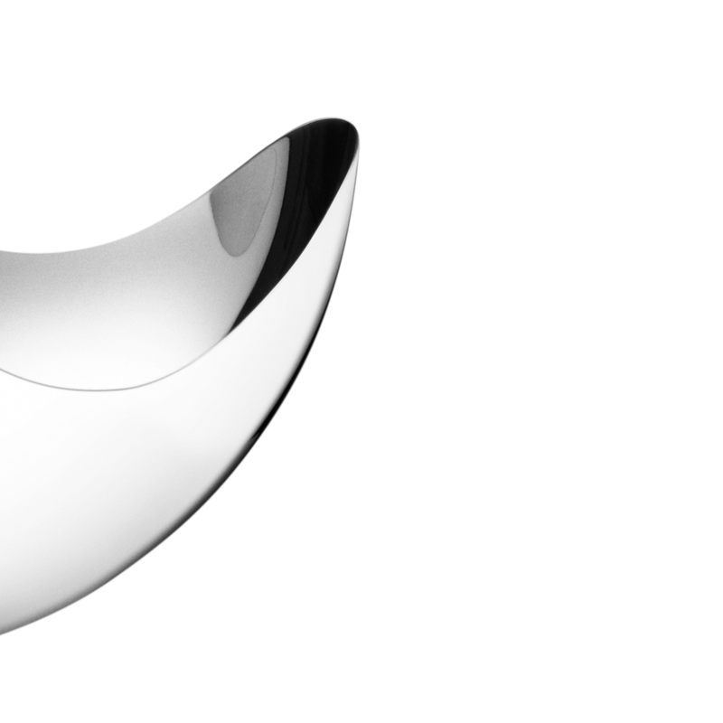 BLOOM sleek mirror bowl in stainless steel, petit | Georg Jensen