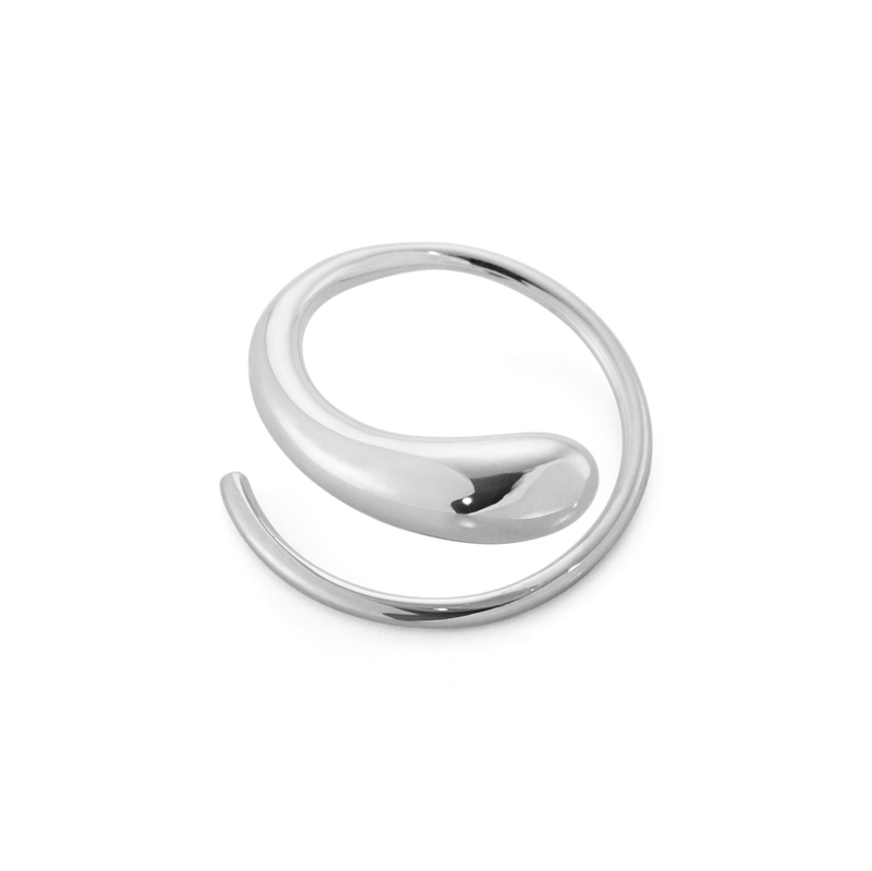 Mercy swirl spiral earring in sterling silver | Georg Jensen