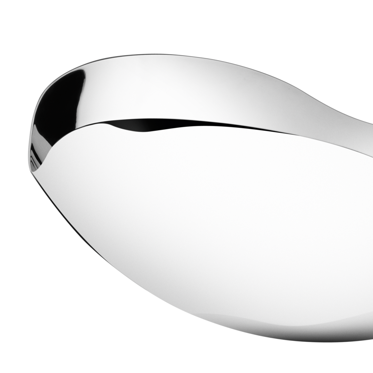 Bloom mirror bowl in stainless steel | Georg Jensen