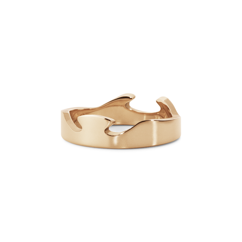 Fusion iconic end ring in 18 ct. rose gold | Georg Jensen