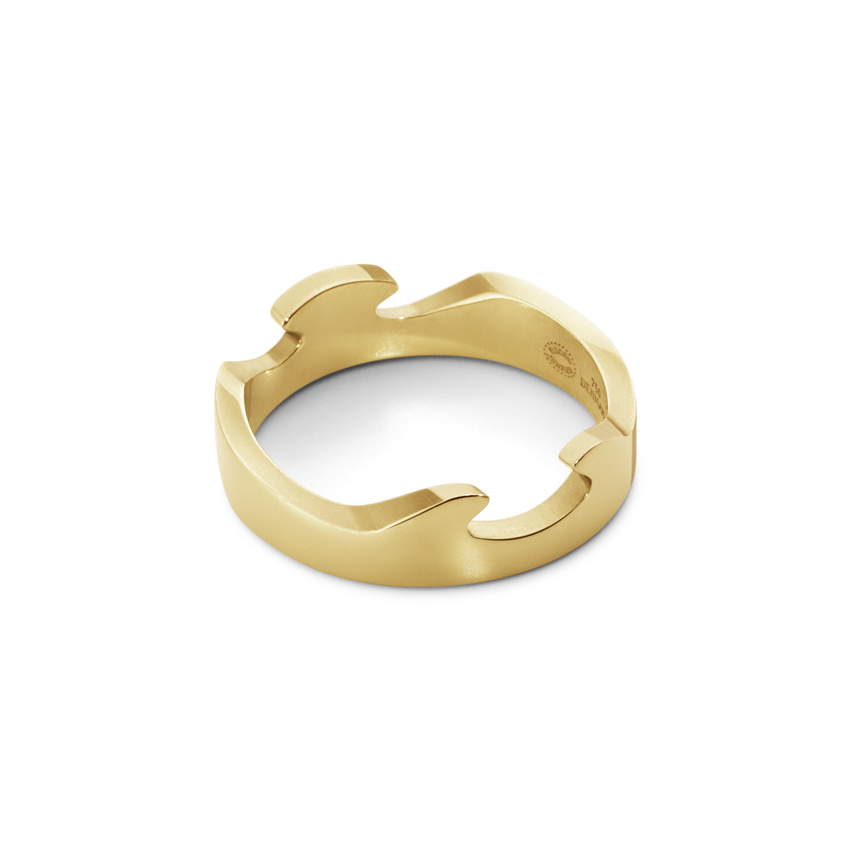 FUSION end ring in yellow gold | Georg Jensen
