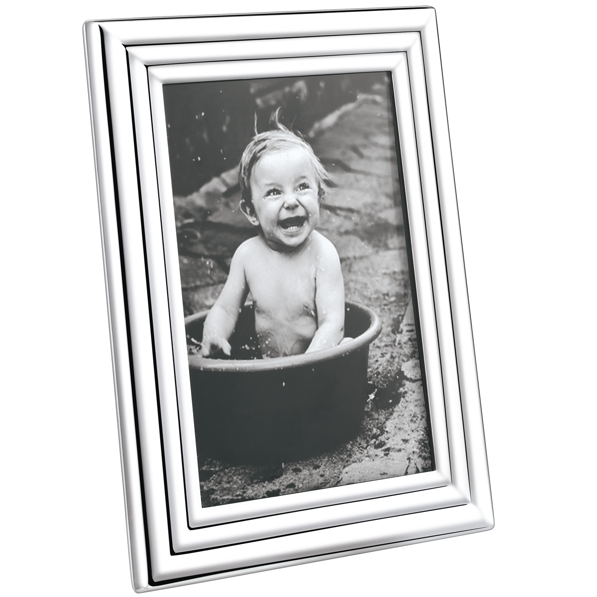 Legacy small stainless steel picture frame | Georg Jensen