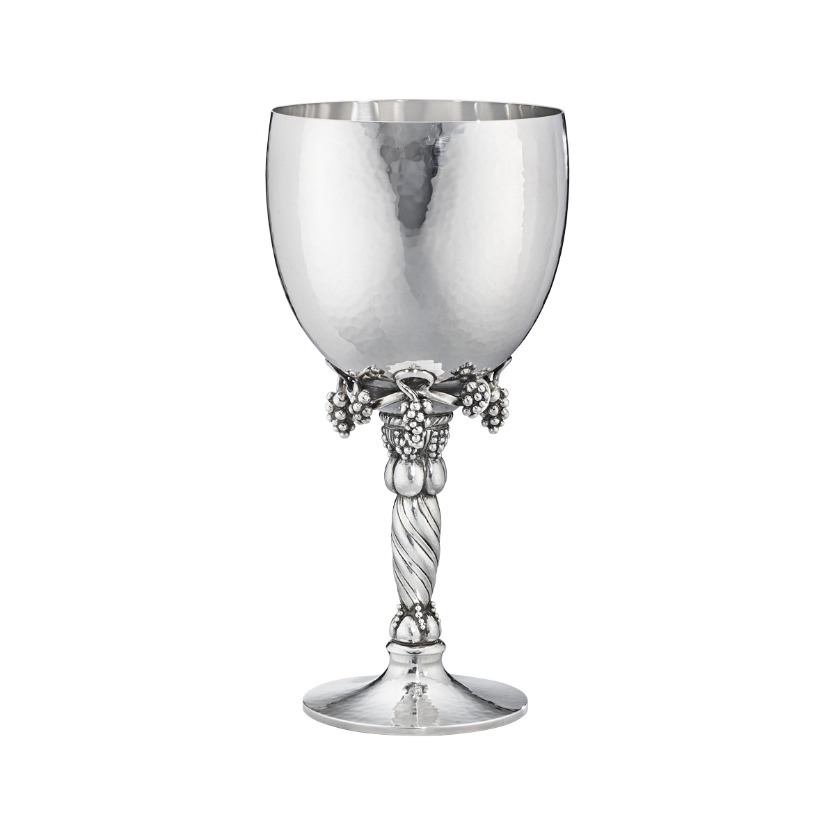 Grape Art Nouveau style goblet 263A in sterling silver | Georg Jensen